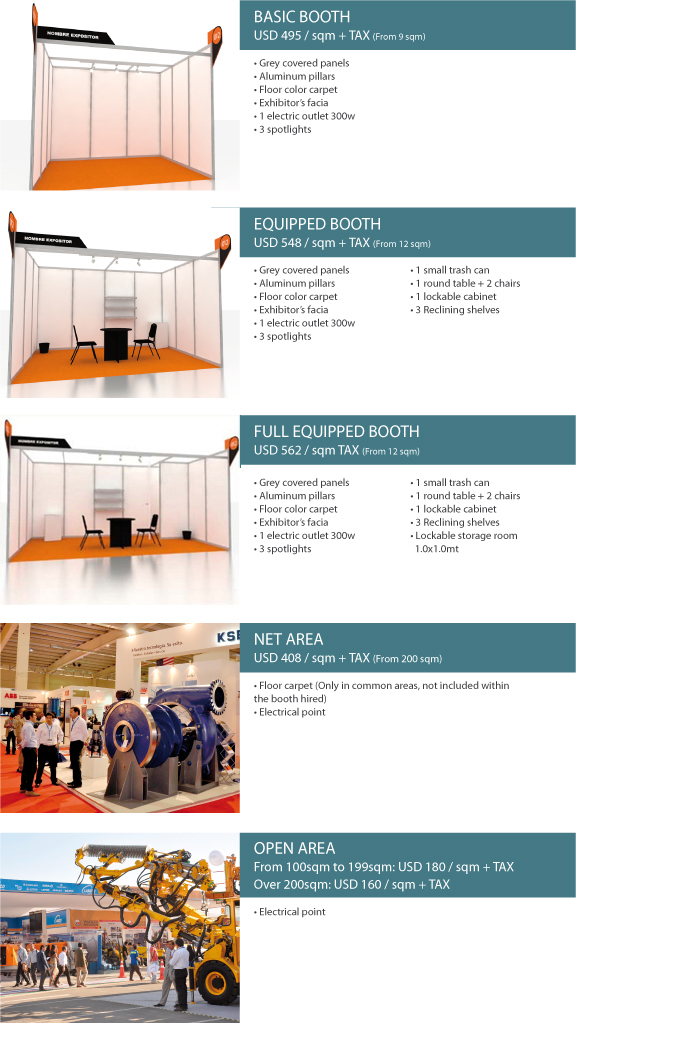 Stand Alternatives - Expomin